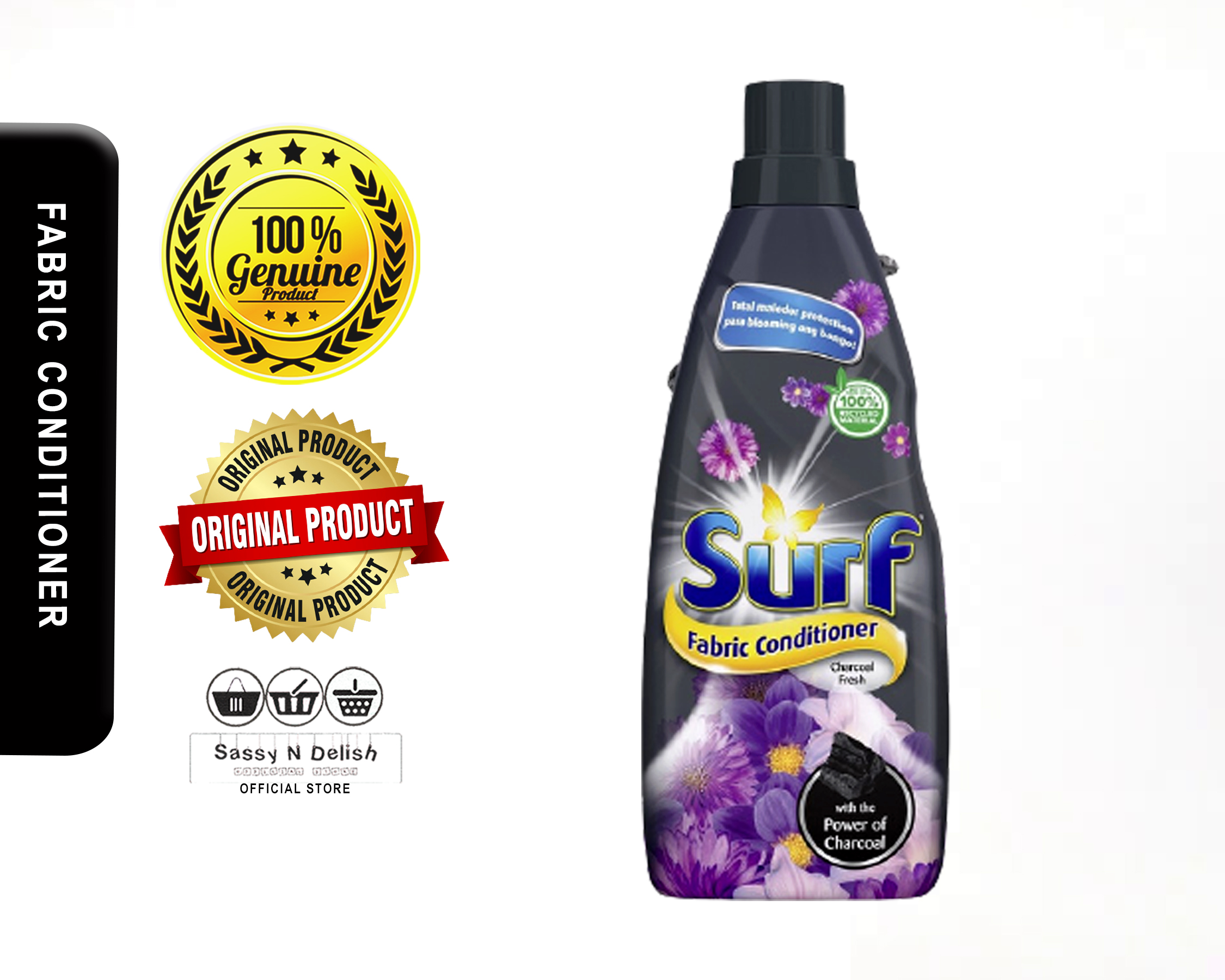 Surf Fabcon Power of Charcoal 800 ml B | Lazada PH