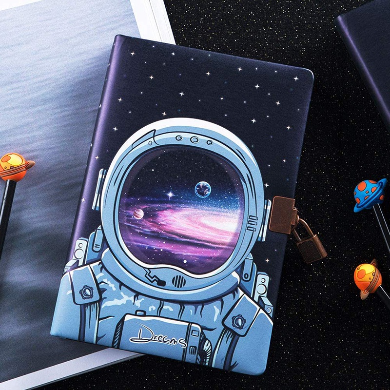 Journal Diary Locking Diary with Keys,PU Leather Cover Journal A5 ...