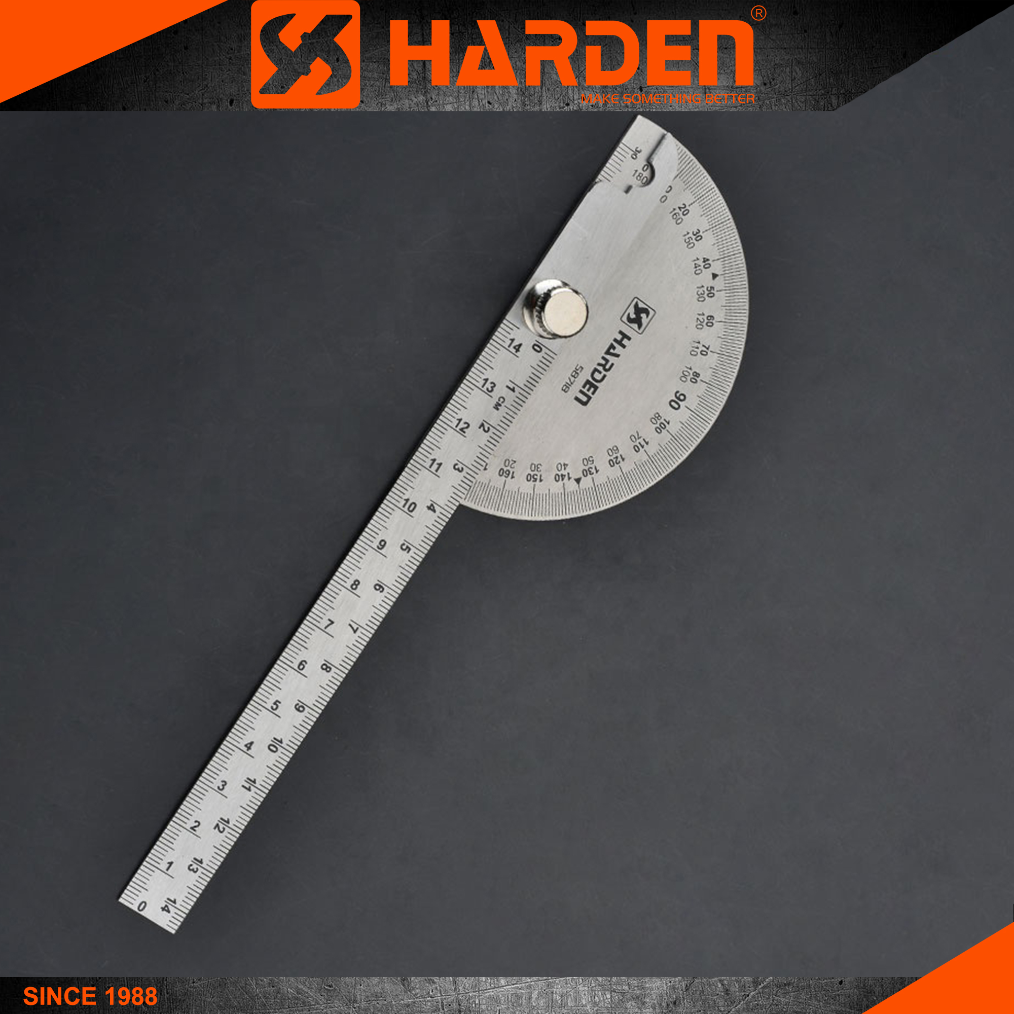 Harden 580718 90 x 150mm Bevel Protractor Stainless Steel (CLASSIC ...