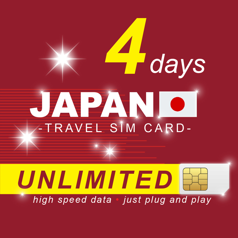 JAPAN Travel Sim Card 3~15 Days【UNLIMITED/day】 | Lazada PH
