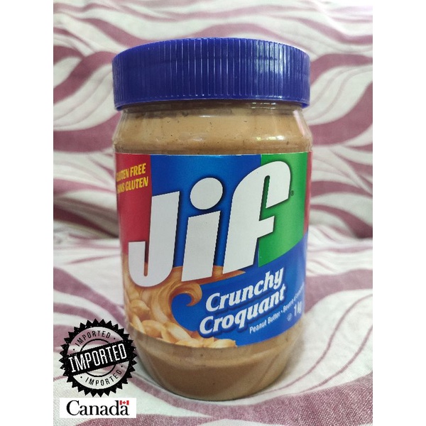 JIF PEANUT BUTTER 1kg (Creamy Cremeux, Dark Roast, Crunchy Croquant ...