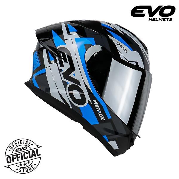 EVO SVX-02 Mirage Full Face Dual Visor Helmet | Lazada PH