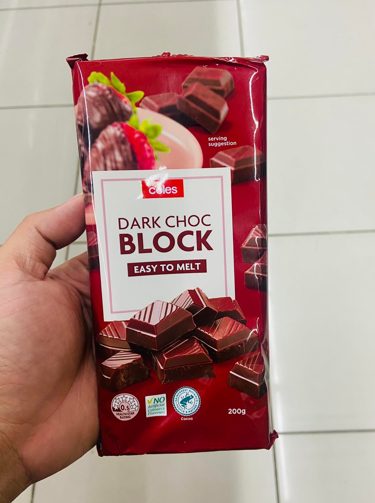 Block Of Chocolate Coles