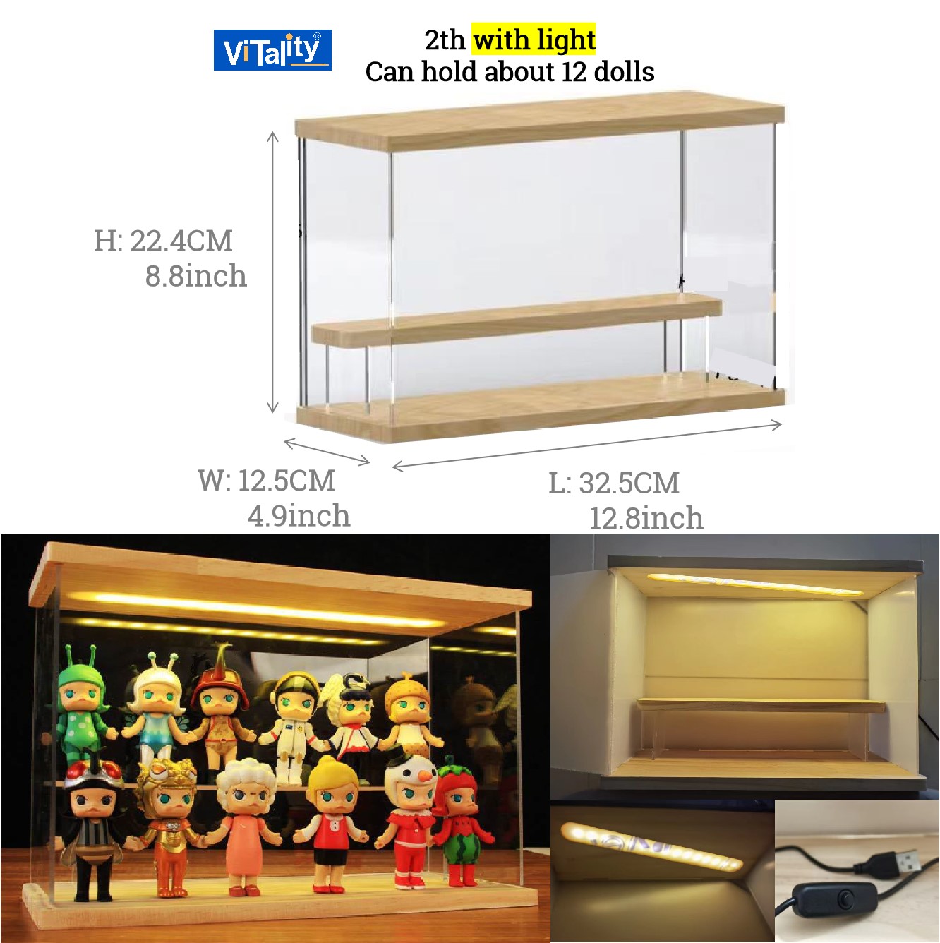 Acrylic Display Case Toy Collection Perfume Display Rack Collection ...