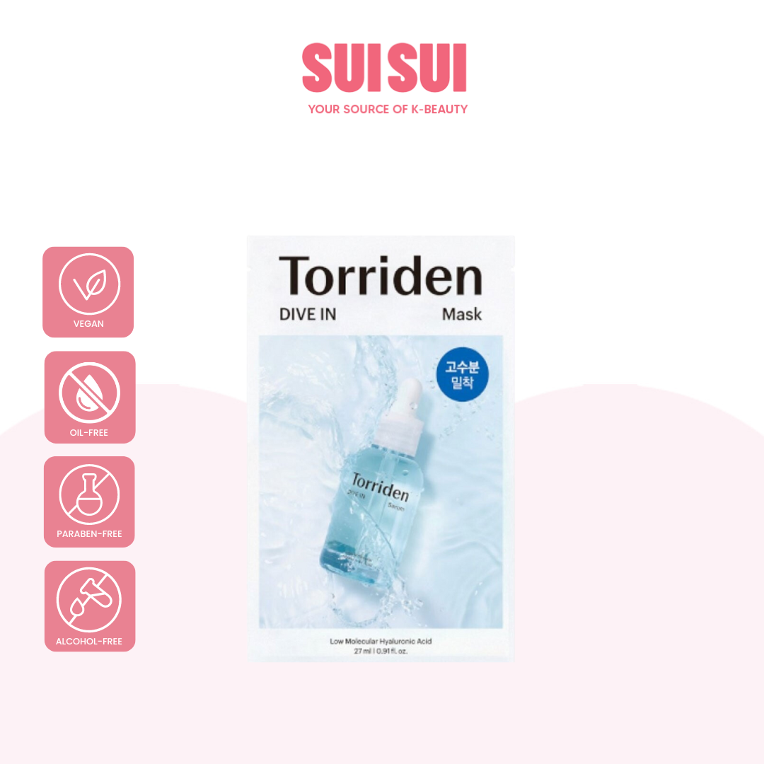 Torriden DIVE-IN Low Molecular Hyaluronic Acid Mask Pack 27ml | Lazada PH