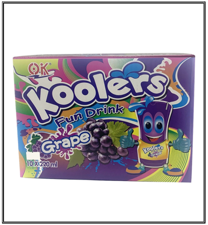 Koolers Juice Drink Grape 1 Box 10 pcs | Lazada PH