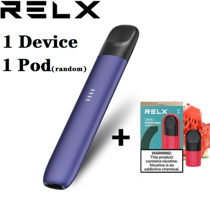 SET Relx1 Smoke relex pod vape vipe smoke original rechargeable set ...