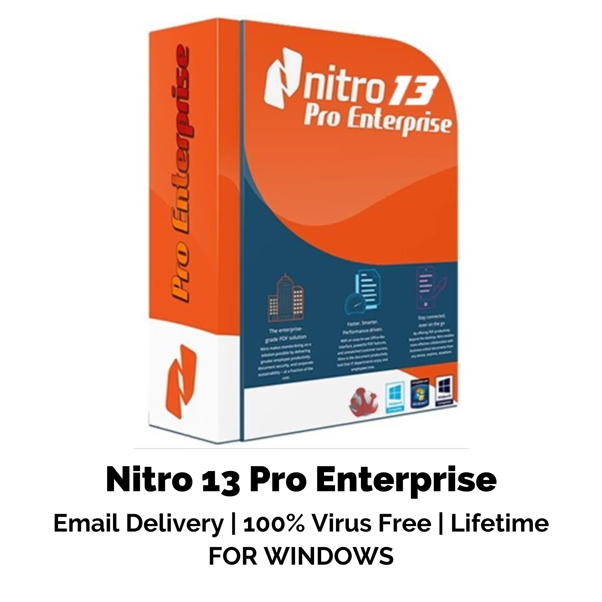 Nitro Pro 13 Enterprise PDF for Windows PC Installer | Lifetime Activated | Email Delivery ...