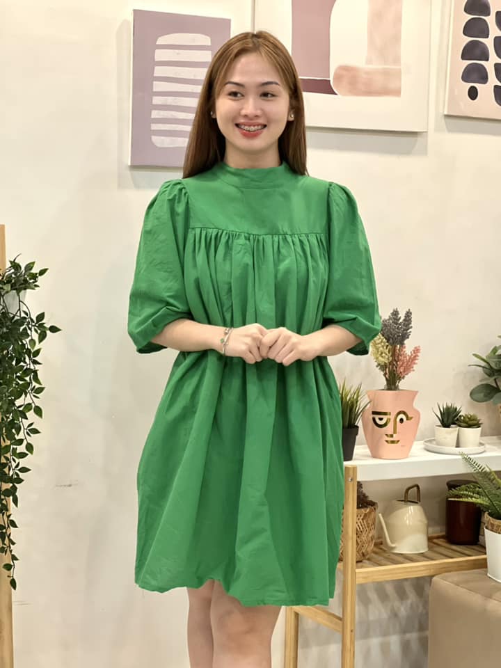 "Mhenrose Charlotte YAM Dress FABRIC;Cotton Linen ONES SIZE can fit up ...