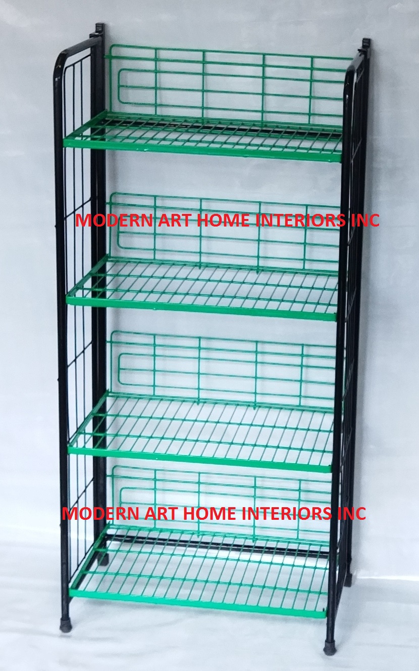 HEAVY DUTY FOLDABLE 4 LAYER MERCHANDISER RACK SHELF ORGANIZER | Lazada PH