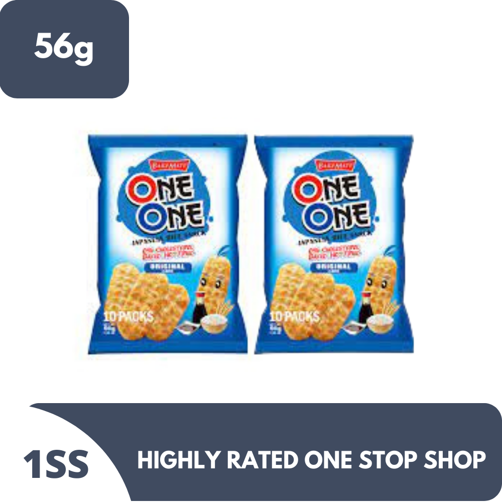 Bake Mate One One Japanese Rice Snack Original 56g x 2 | Lazada PH