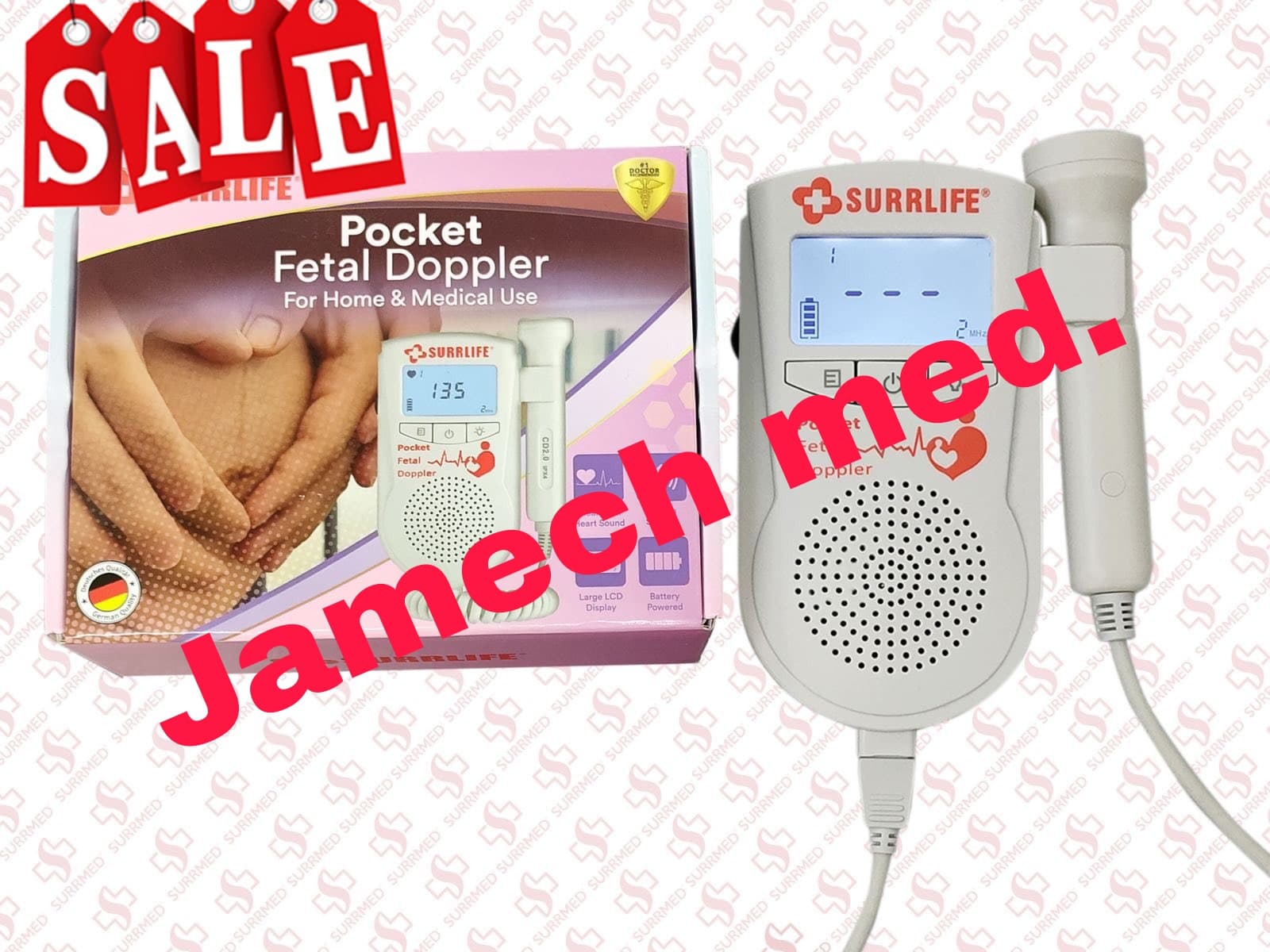Fetal Doppler Pocket ( Surrlife ) | Lazada PH