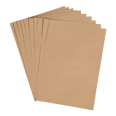 【READY STOCK】 ♟125gsm A4 size - Kraft Paper Brown Paper Art Printable ...