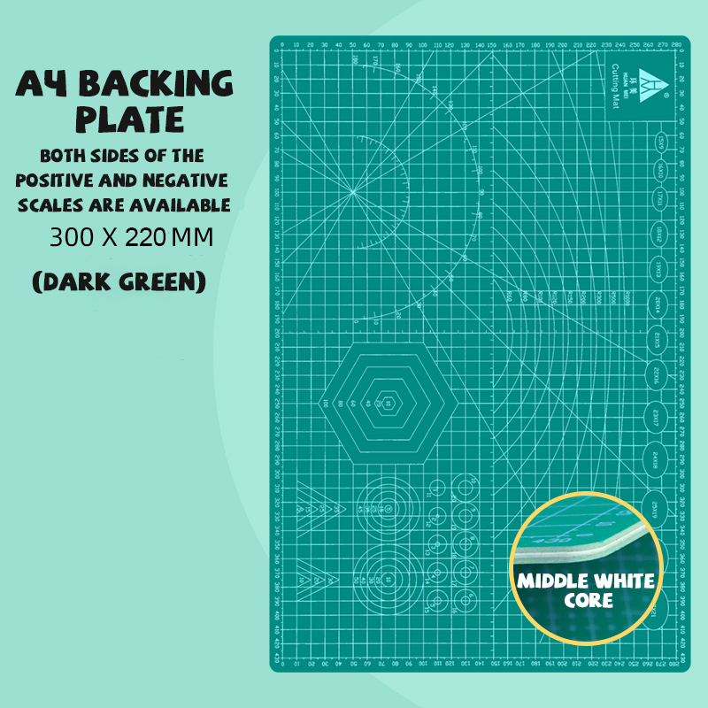 Hightune A2/A3/A4 Cutting Mat Self-Healing PVC Pad Double-sided ...