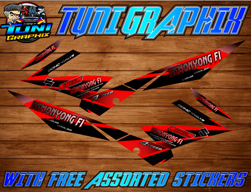 RAIDER 150 DEMONYONG FI STICKER DECALS | Lazada PH