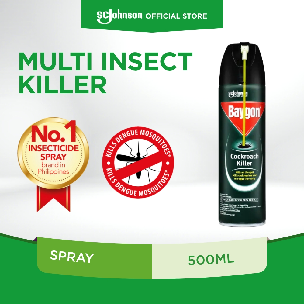 Baygon Cockroach Killer Aerosol - 500ml | Lazada PH