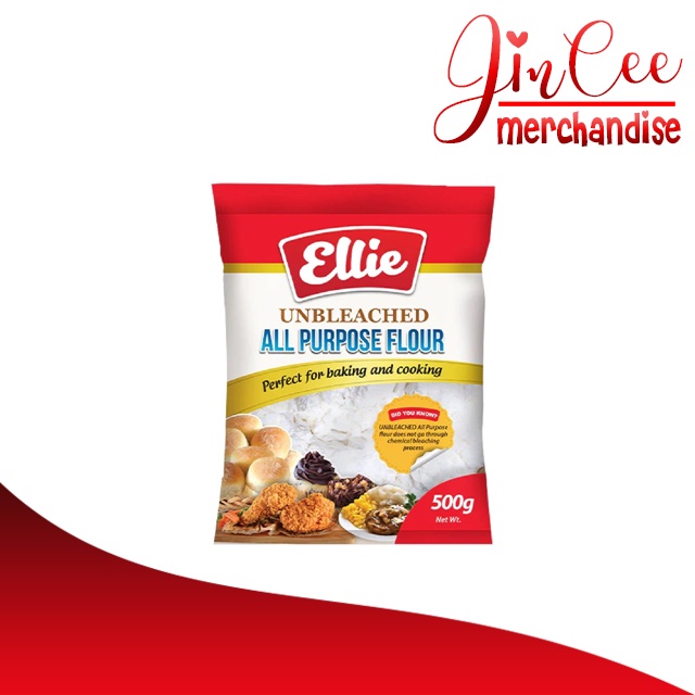 Unbleached All Purpose Flour 500g (Ellie) | Lazada PH