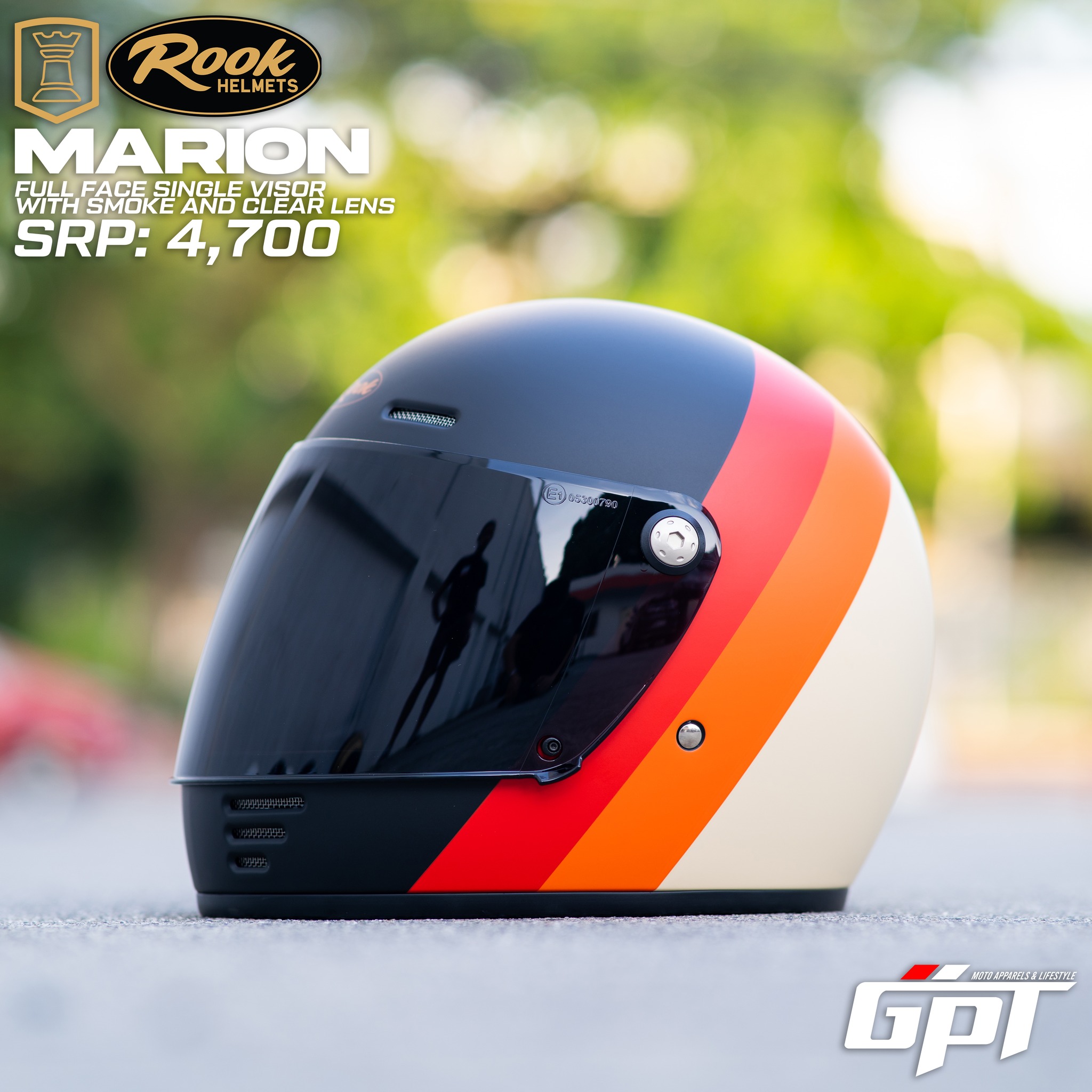 ROOK V152 GRAPHICS FULL FACE SINGLE VISOR WITH FREE CLEAR LENS | Lazada PH