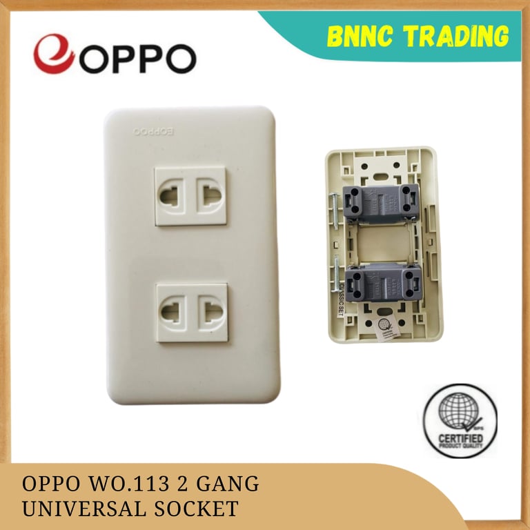 EOPPO WO 113 2 GANG UNIVERSAL SOCKET WO 115 3 GANG UNIVERSAL SOCKET ...