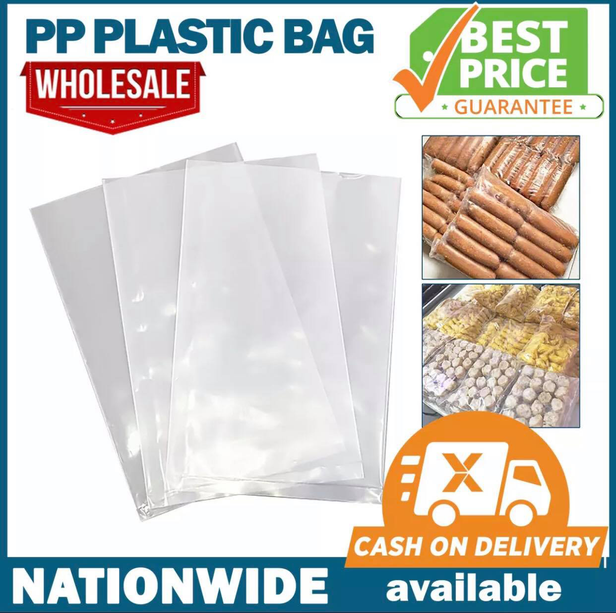 PP (Polypropylene) Plastic Bags for Frozen Meat Products, Food ...