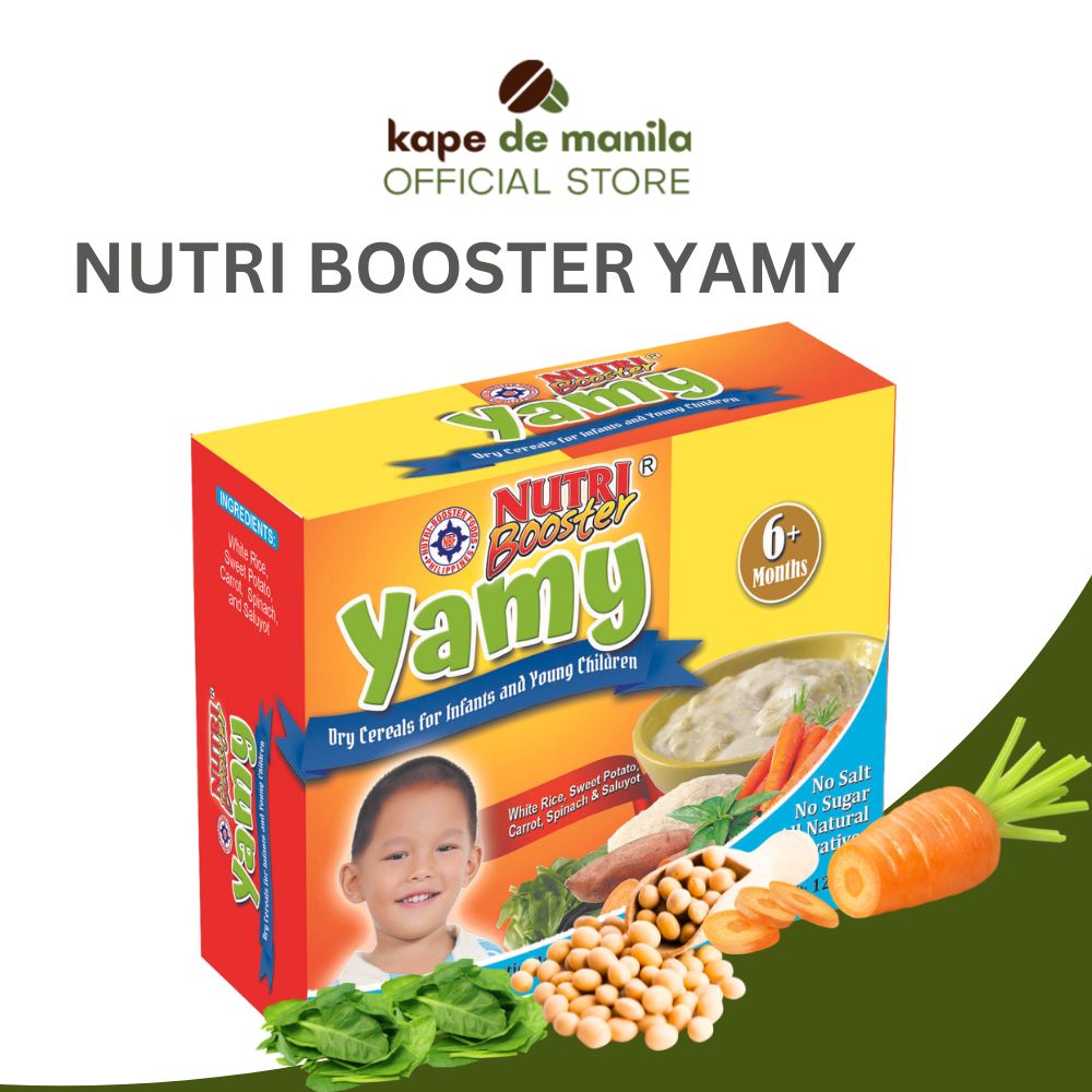 KAPE DE MANILA NUTRI BOOSTER YAMY 120g BABY PORRIDGE, PUREE & CEREAL FOOD PICKY EATER & WEIGHT ...