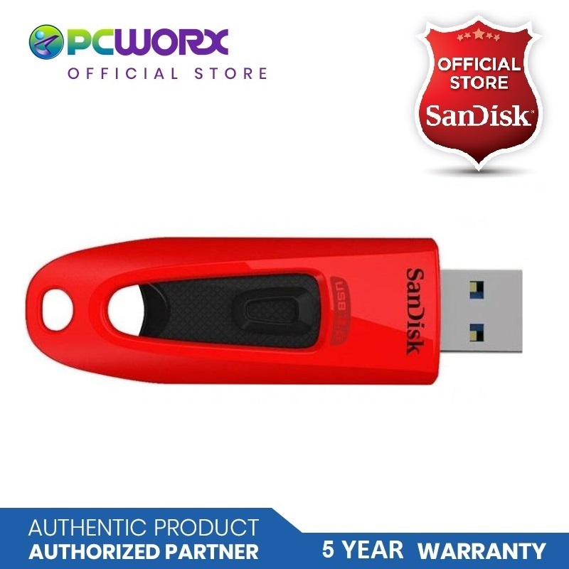 SanDisk 32GB Ultra USB 3.0 Red Flash Drive | SDCZ48-032G-U46R | SanDisk ...
