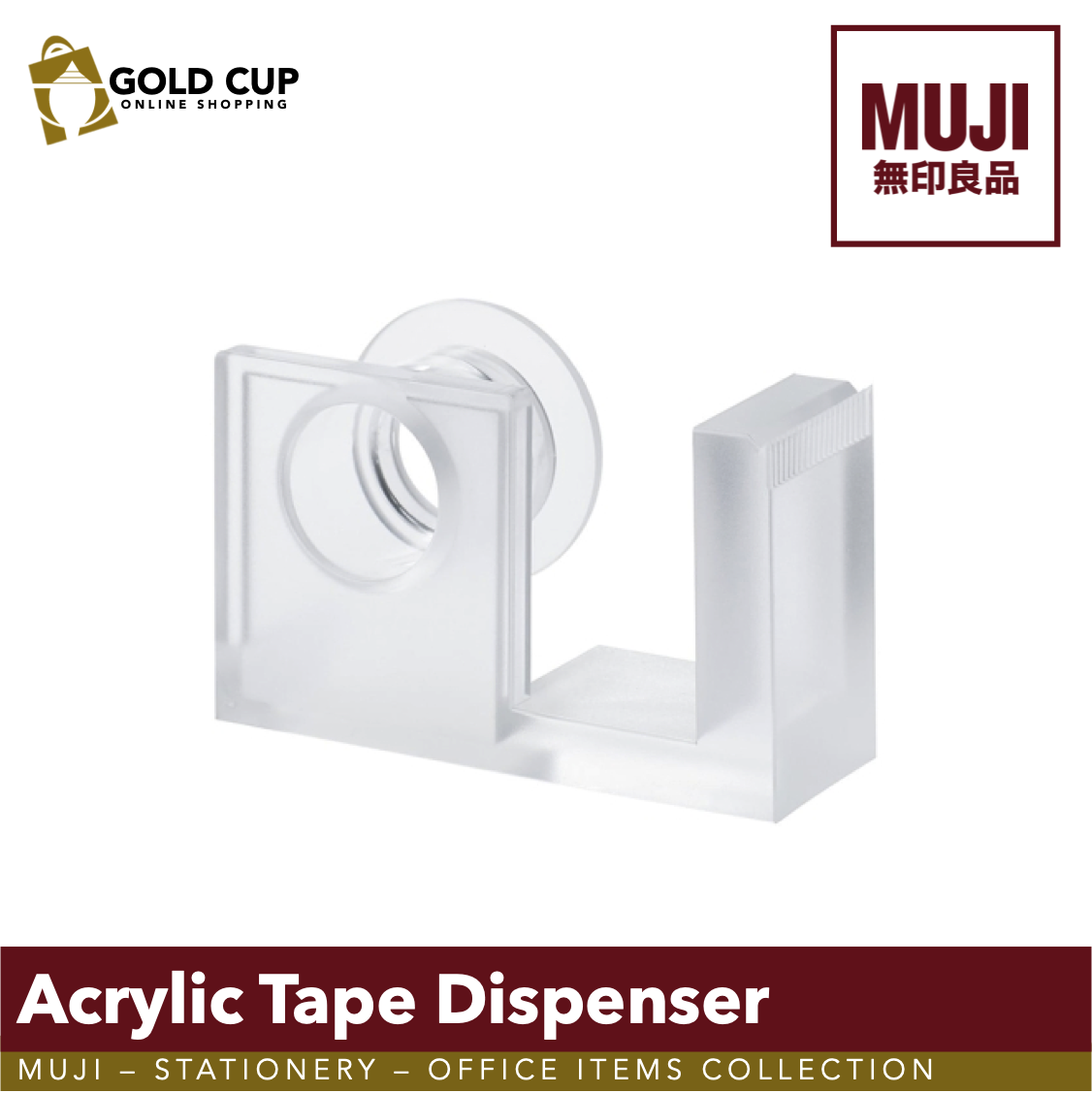MUJI Acrylic Tape Dispenser (Office Items) | Lazada PH