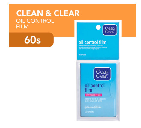 CLEAN N CLEAR Oil Control Film 60s | Lazada PH
