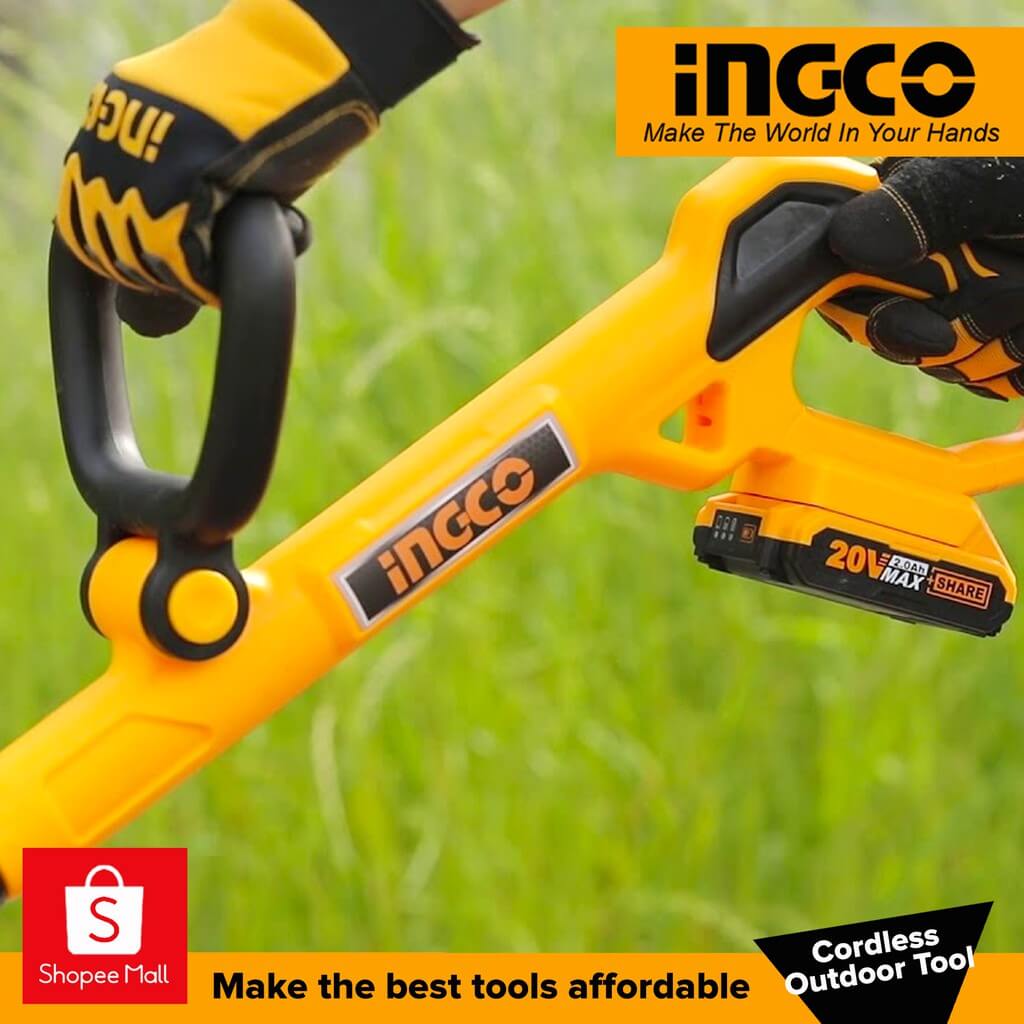 20V Lithium-Ion Cordless Grass Trimmer Power No Battery & Charger ...