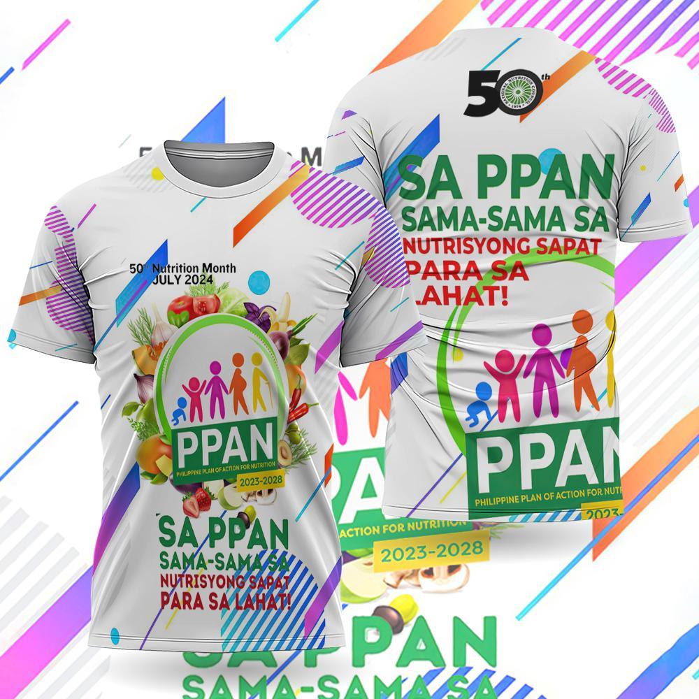 PPAN Nutrition Month 2024 Official Tshirt Full Sublimation TShirt Men ...