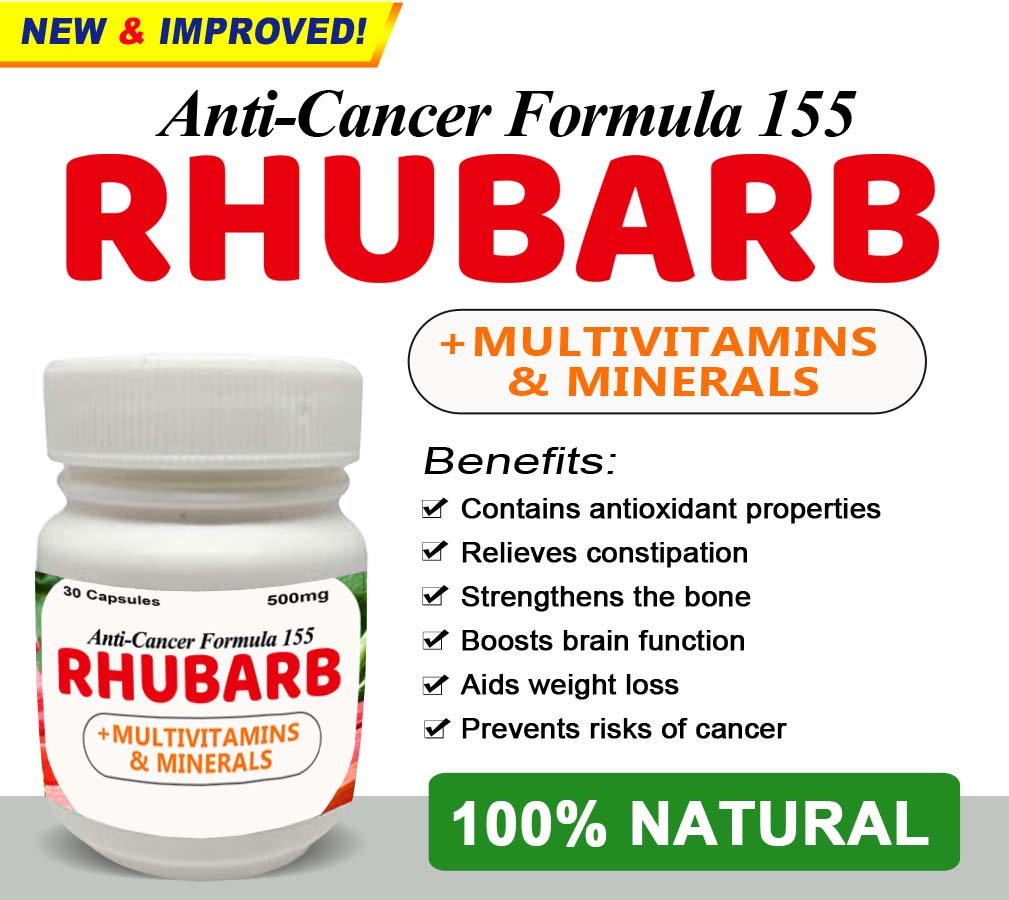 ANTI-CANCER FORMULA 155 RHUBARB CAPSULES | Lazada PH