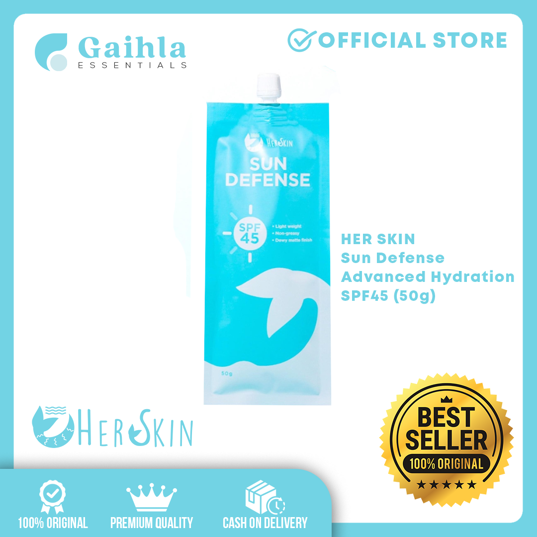 🚩𝐎𝐅𝐅𝐈𝐂𝐈𝐀𝐋 Original Her Skin Sun Defense Advanced Hydration SPF45 (50g ...