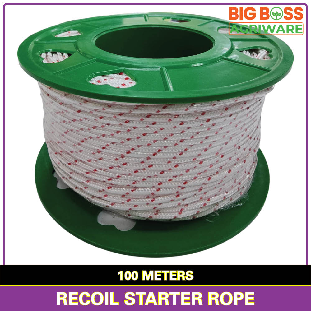 BBA Nylon Rope for Starter Recoil (1 Reel - 100 Meters) for Grass ...