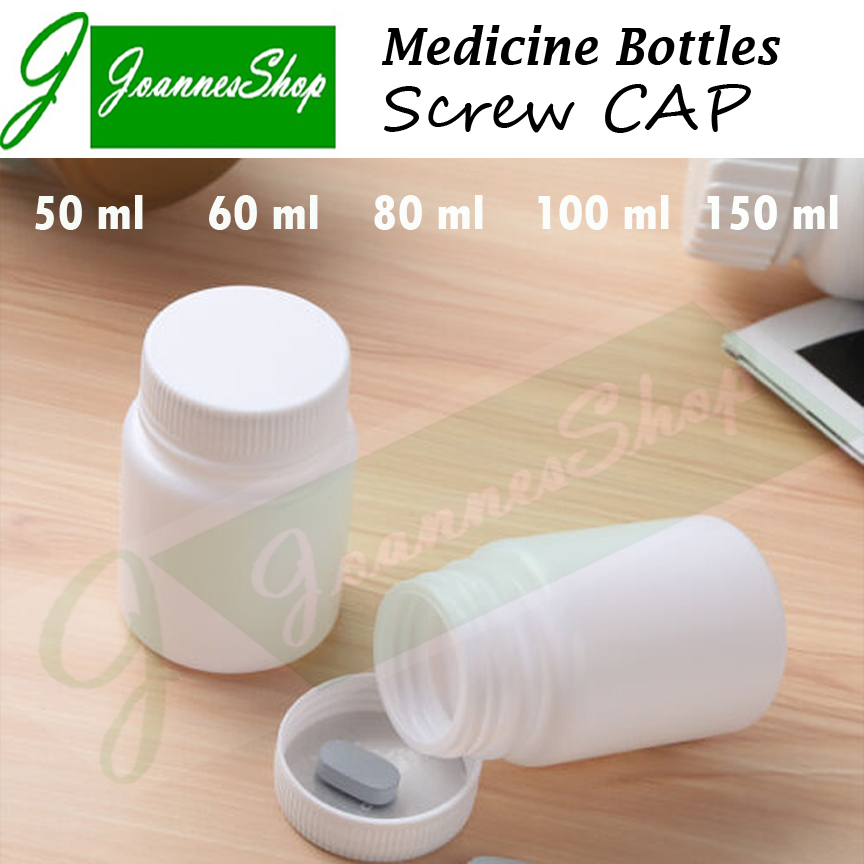 [ HDPE ] MEDICINE BOTTLE SCREW CAP (medicine bottles) | Lazada PH