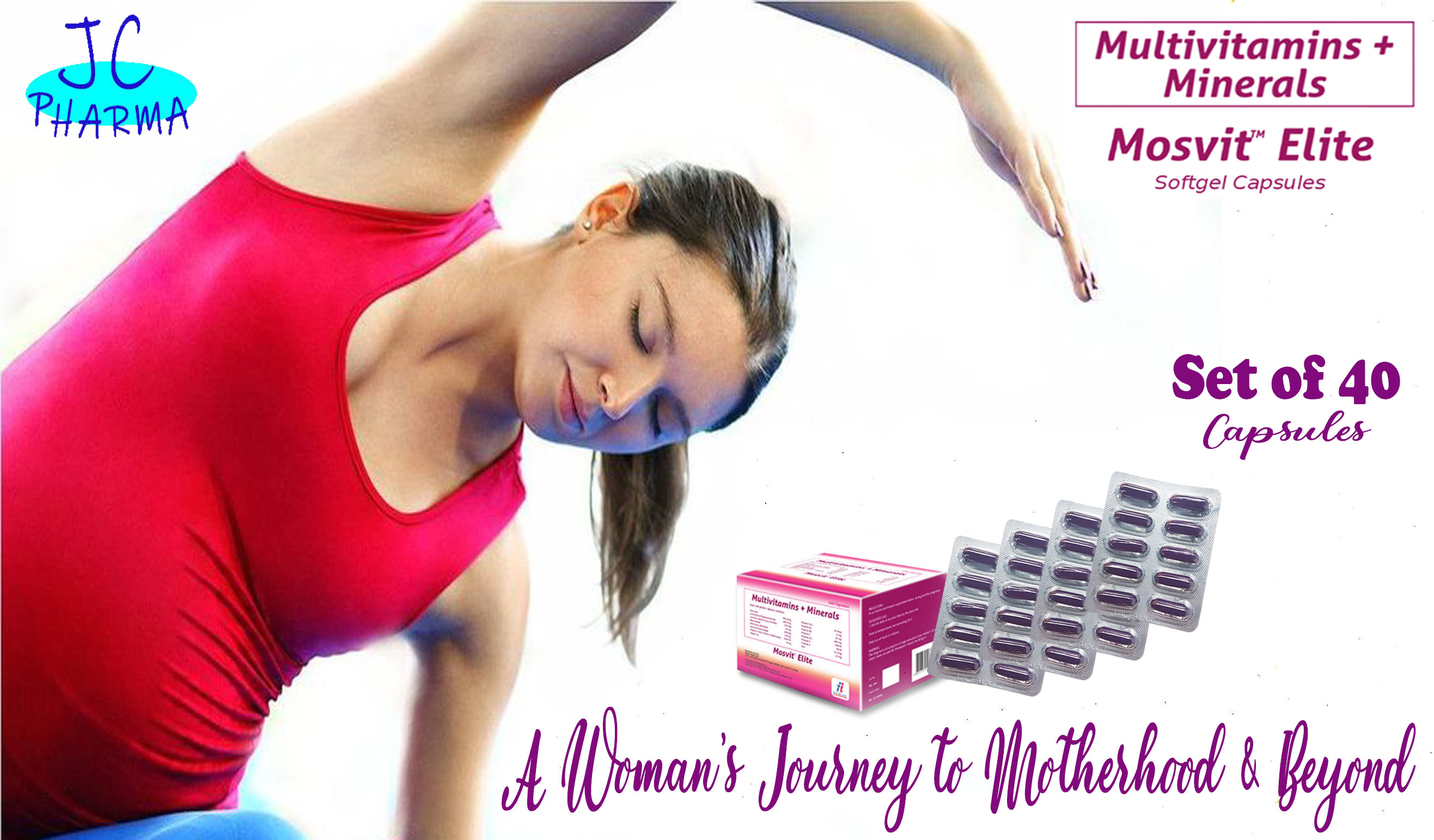 Authentic MOSVIT Elite (Multivitamins + Minerals) Set of 40 Capsules ...