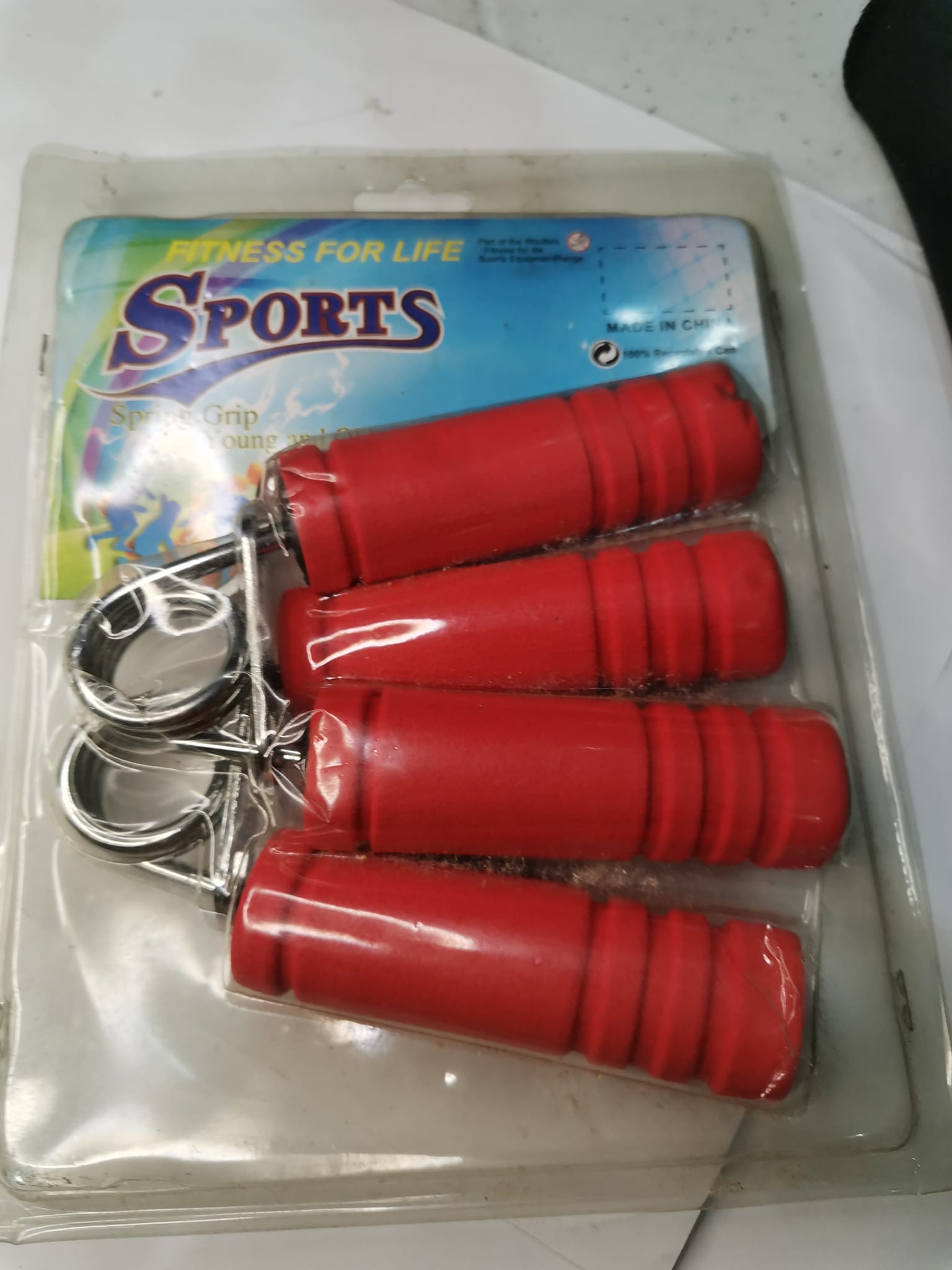 Sports Spring Grip for young and Old Fitness for life 100% recyclable ...