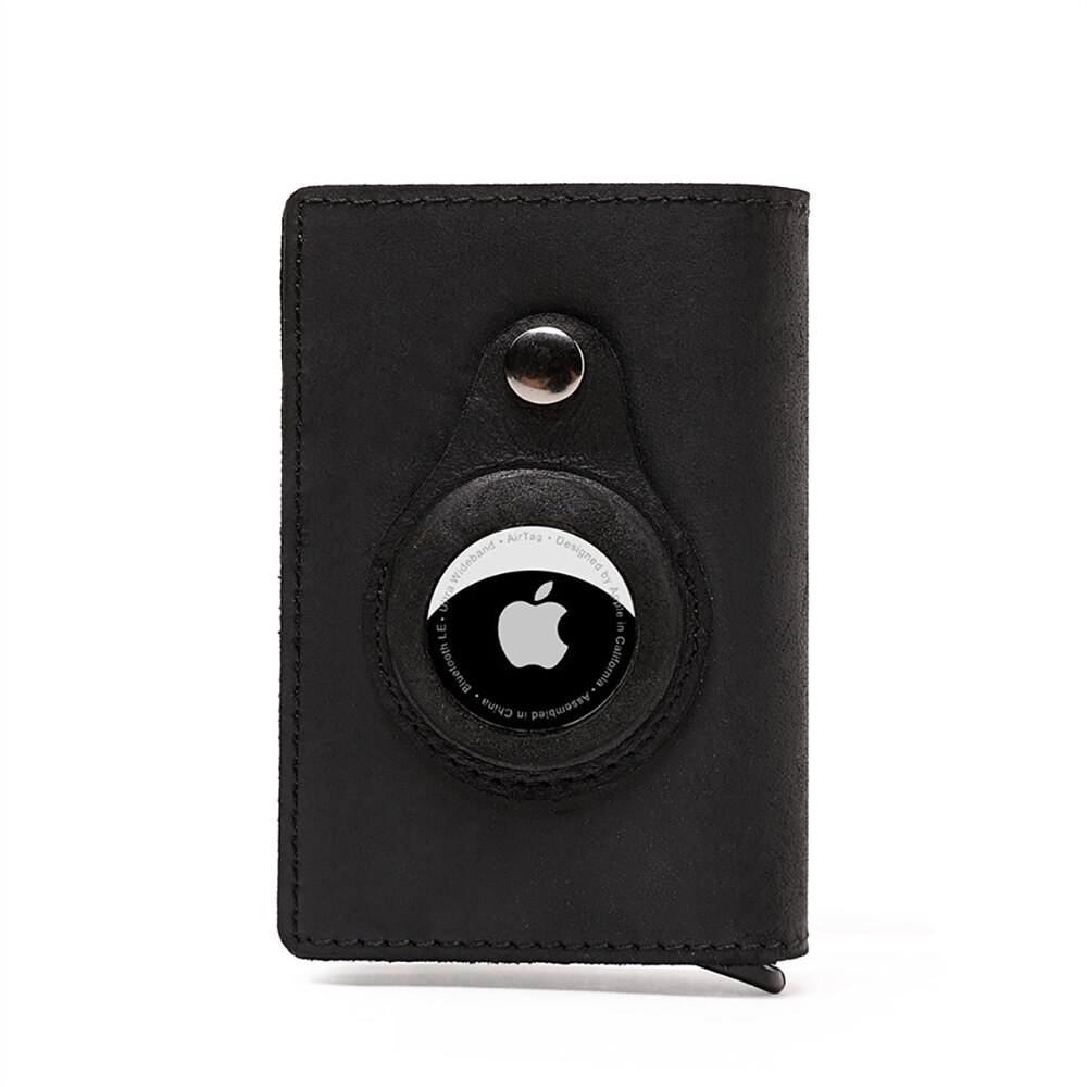 New 2023 Rfid Wallets For AirTag Men Wallets Money Bags Genuine Leather ...