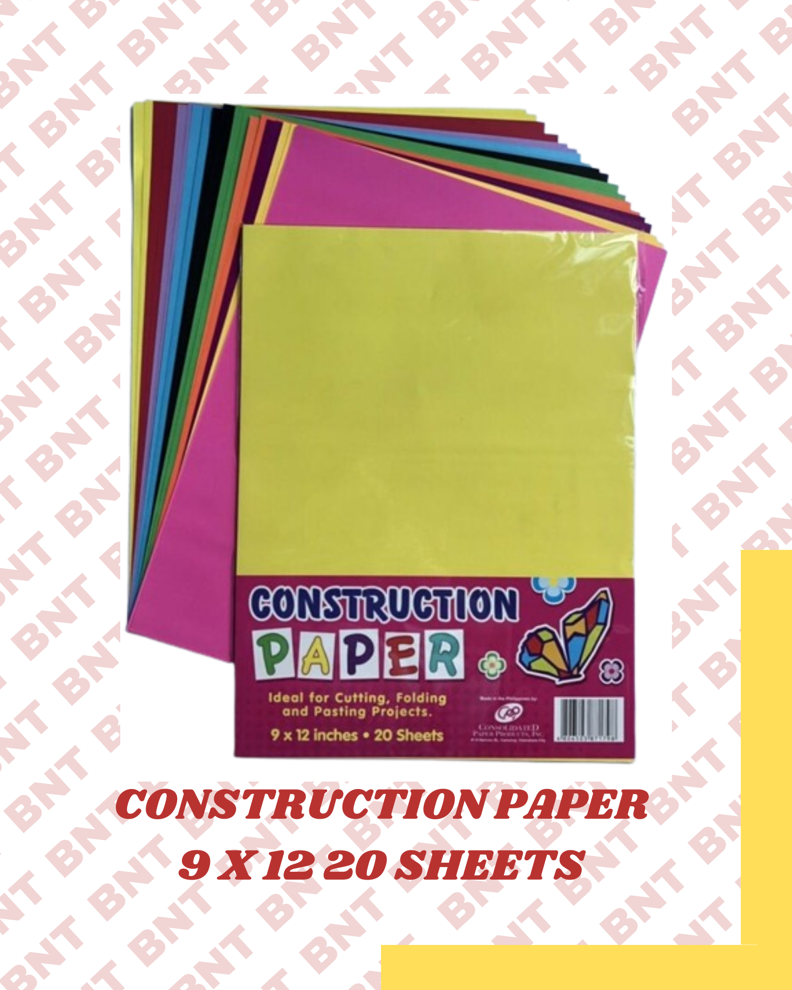 CONSTRUCTION PAPER 9X12 20SHEETS PER PACK | Lazada PH