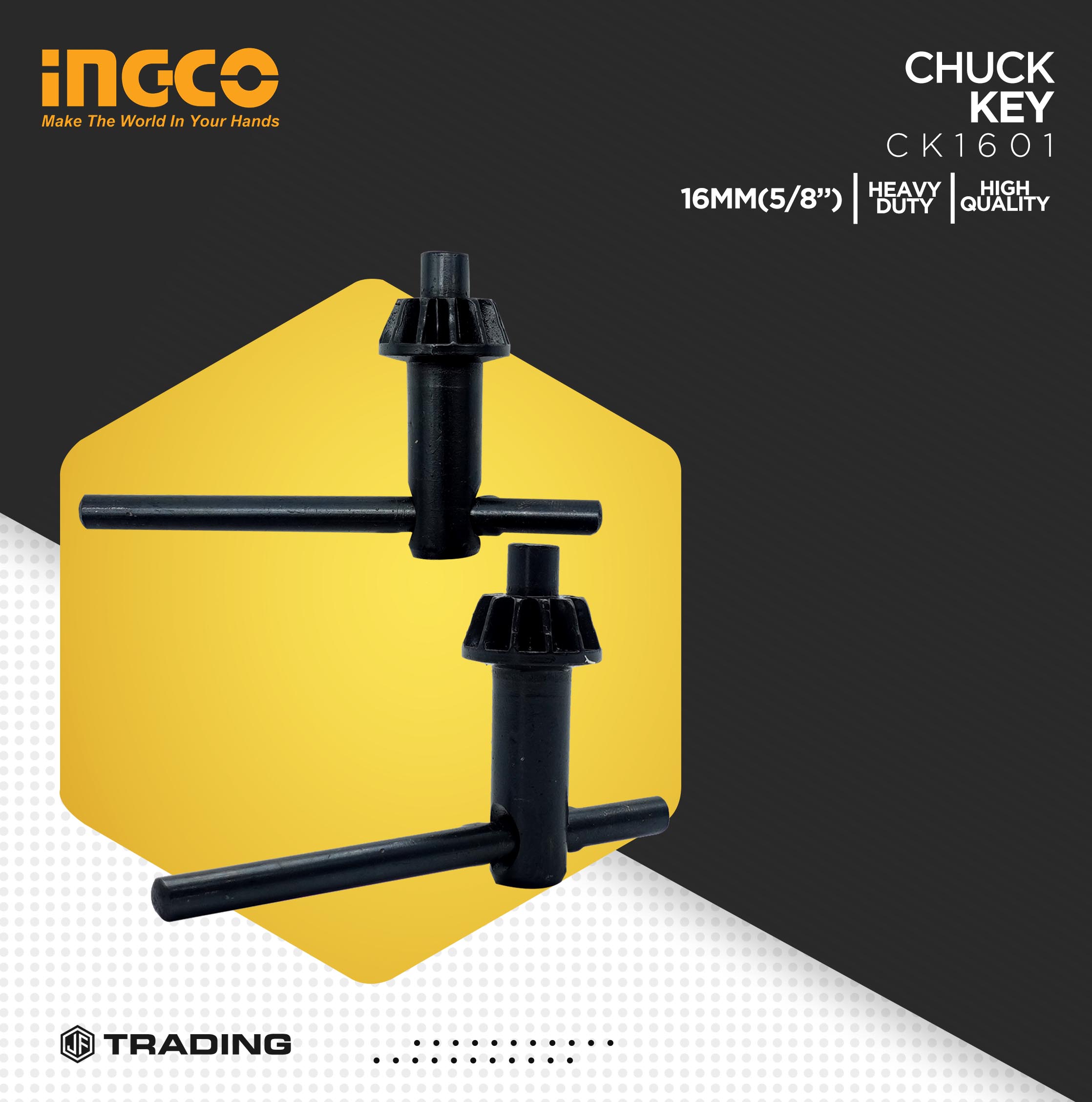 INGCO Chuck Key 16MM(5/8") Key for 16mm key chuck CK1601 | Lazada PH