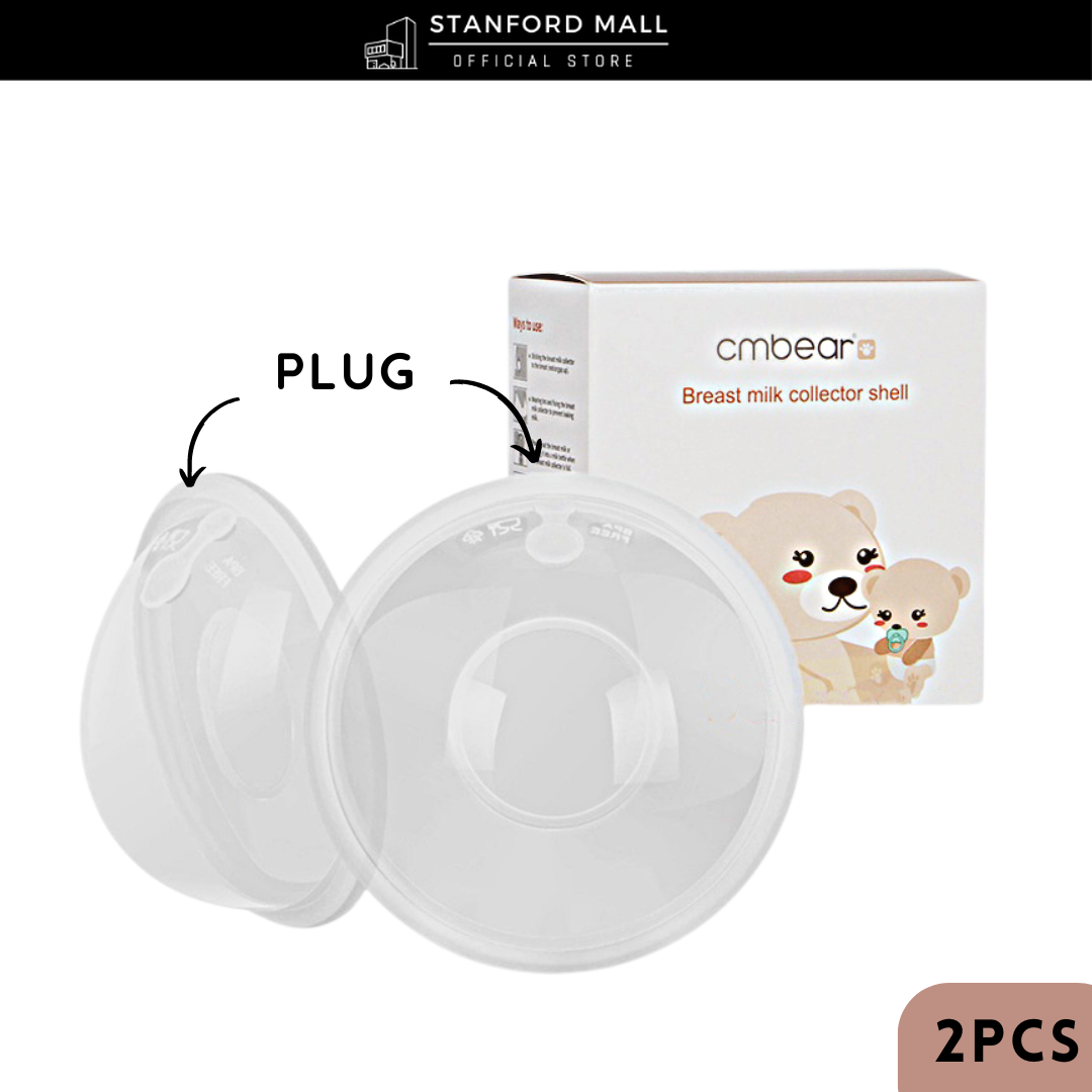 2pcs With Plug Breast Shell Milk Saver Reusable Milk Collector Milk ...
