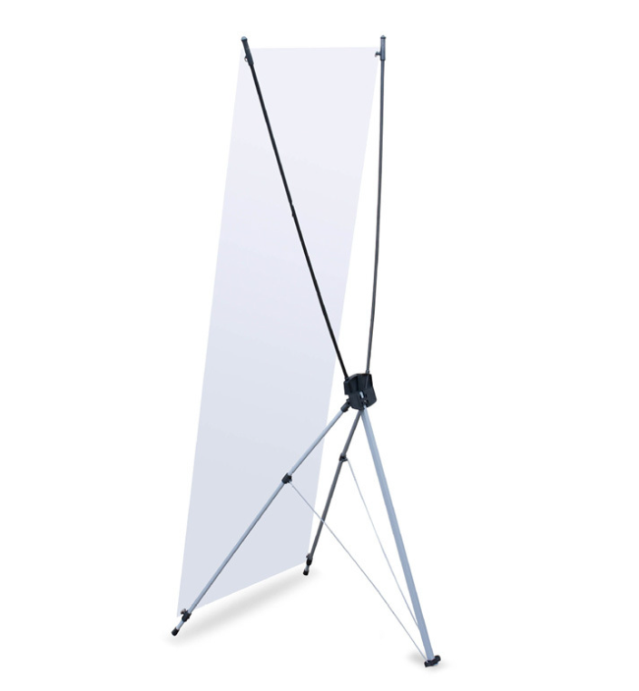 X Banner Economy Stand 2 feet x 5 feet Tarpaulin Tarp Stand Display ...