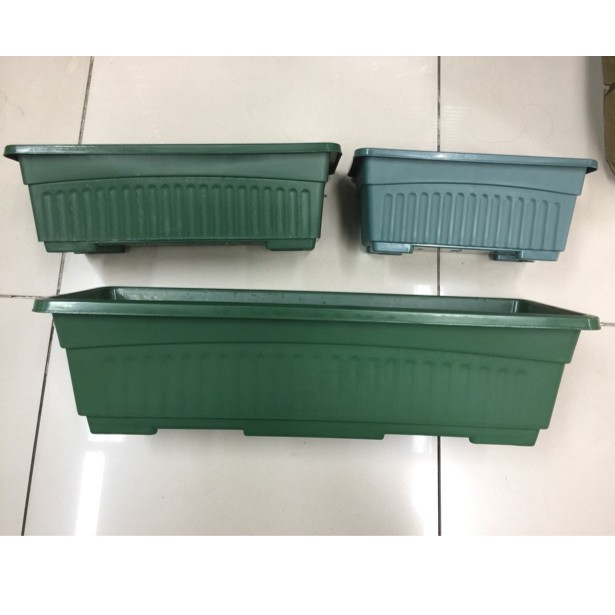 rectangular pots for gardening long 34cm 45cm 68cm pot | Lazada PH