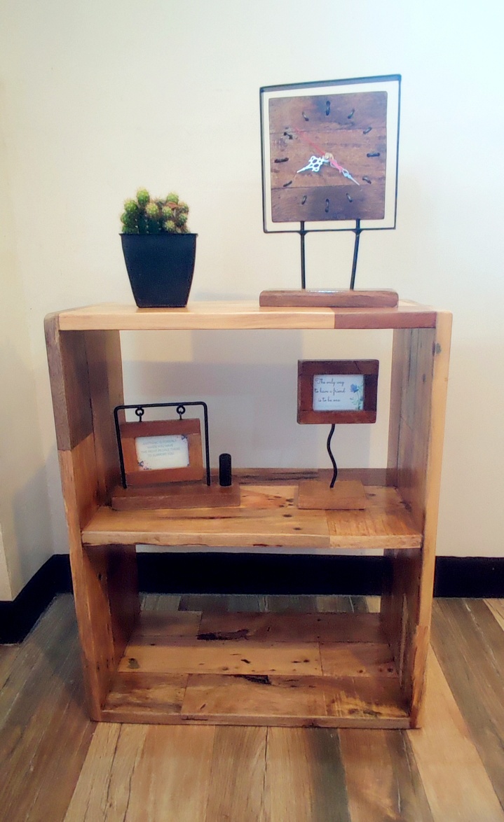 SOLID WOOD 2 LAYER OPEN SHELF | Lazada PH