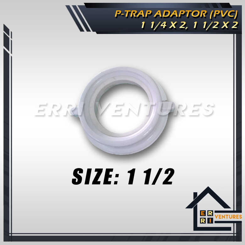 P-trap Adaptor (PVC) For kitchen/lavatory sink 1 1/4, 1 1/2 | Lazada PH
