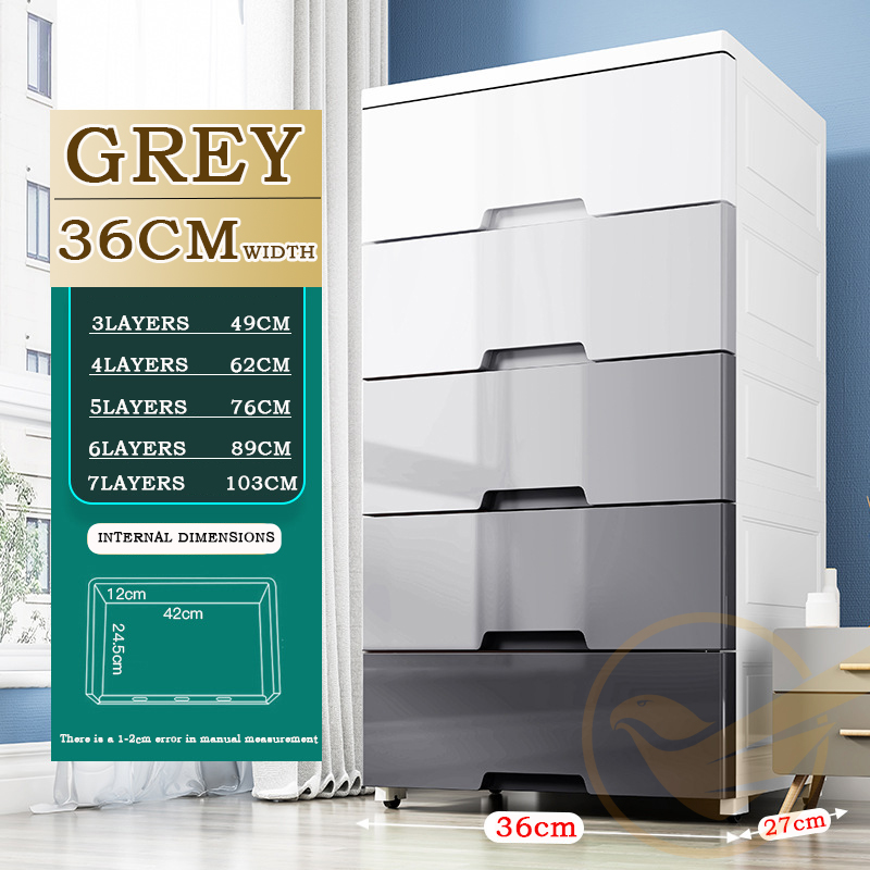 37cm wide slim cabinet Cabinet Drawer Baby Clothes Storage Box For Toy ...