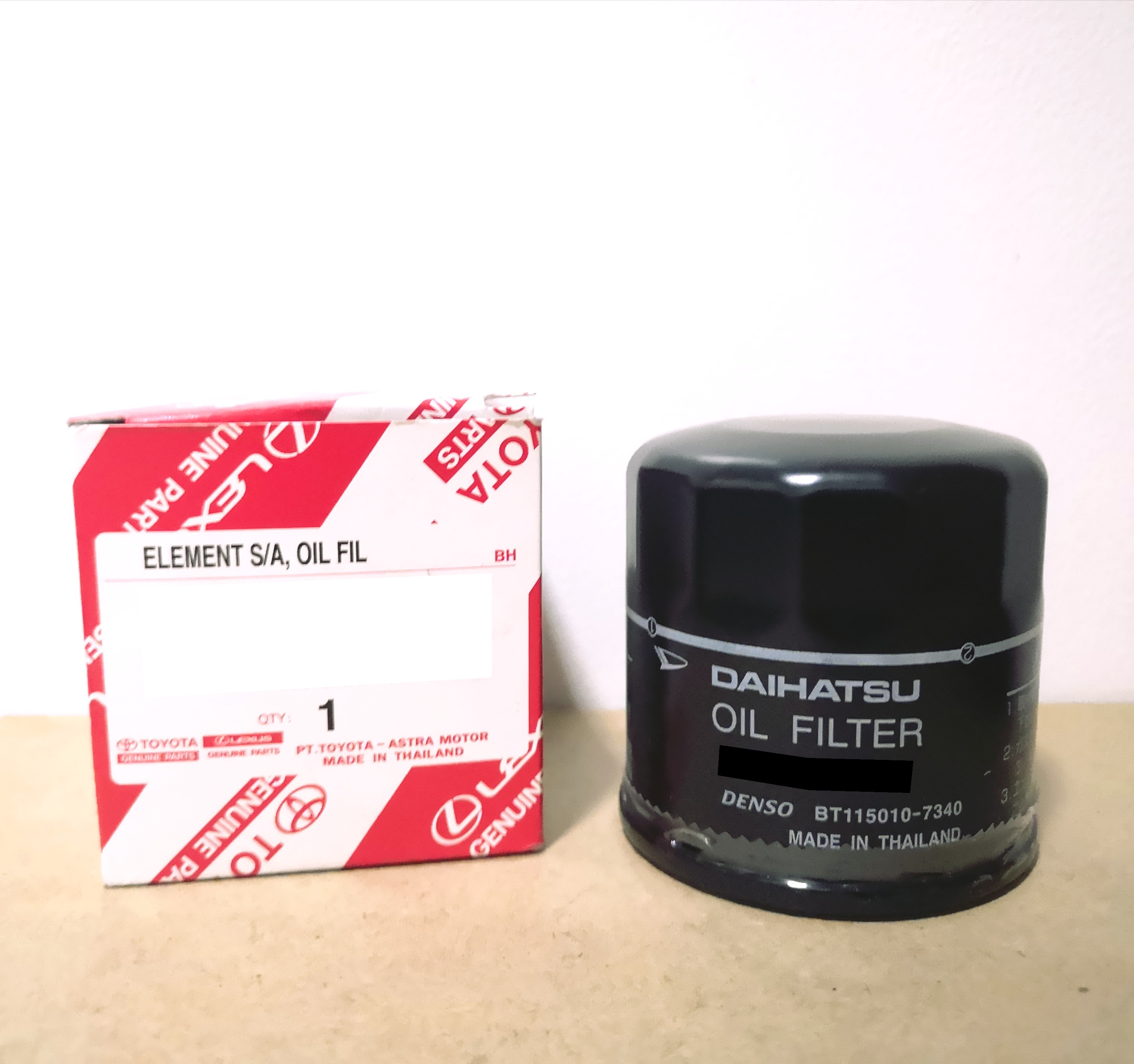 Toyota Rush Avanza 2015-UP Wigo Agya 2014-UP Raize Turbo Oil Filter ...