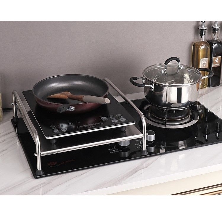Stainless steel induction cooker stand table gas stove cover kitchen ...