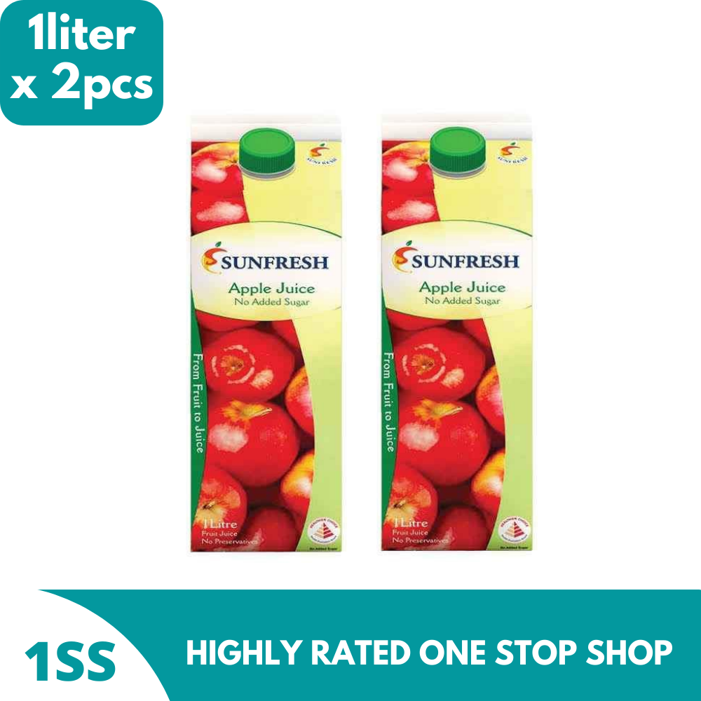Sunfresh Long Life Juice Apple Juice 1L x 2pcs | Lazada PH