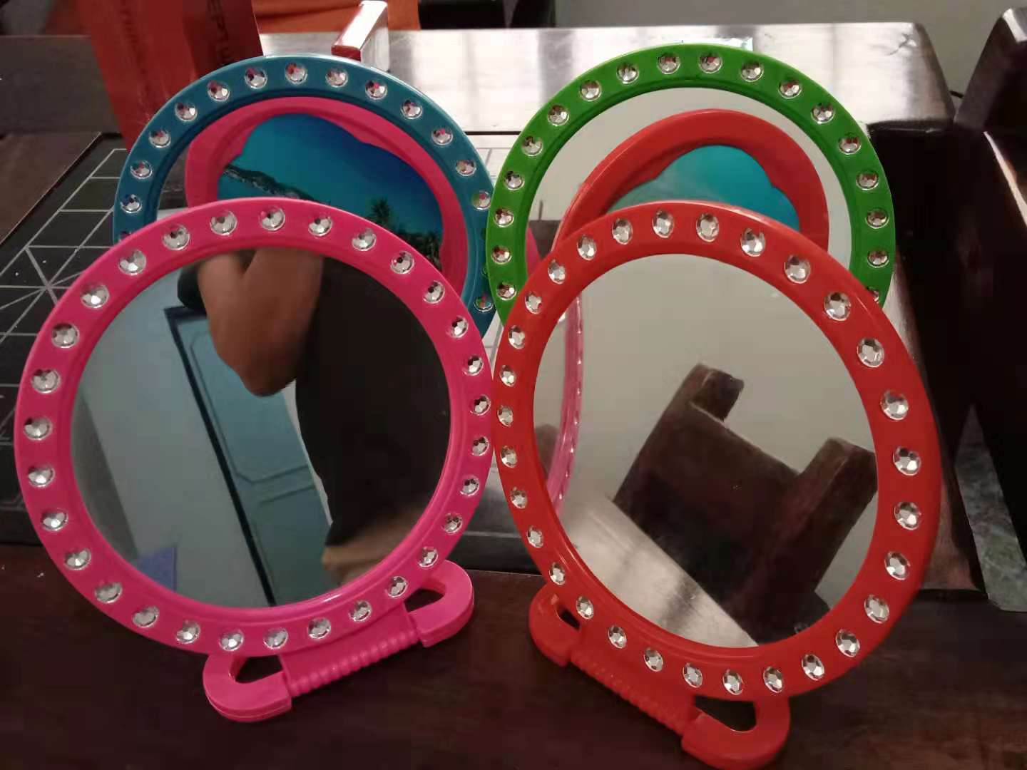 Mirror Vanity Mirror Pocket Mirror Compact Mirror Small Mirror Salamin ...