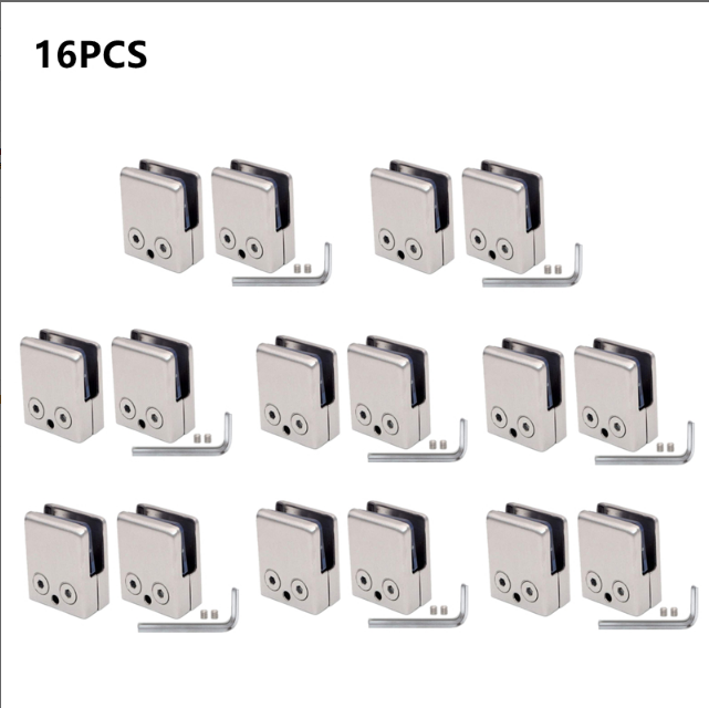 Glass Clips High Quality 304 Stainless Steel Square Glass Clips ...